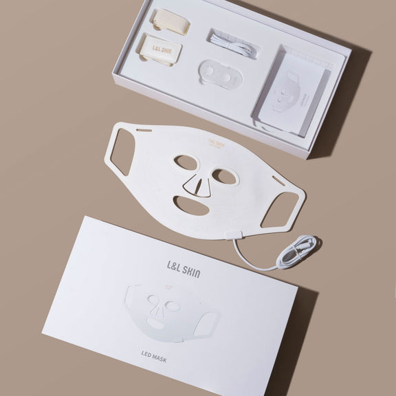 L&L SKIN LED Light Therapy Face Mask | Anti-aging | Acne-Clearing ...