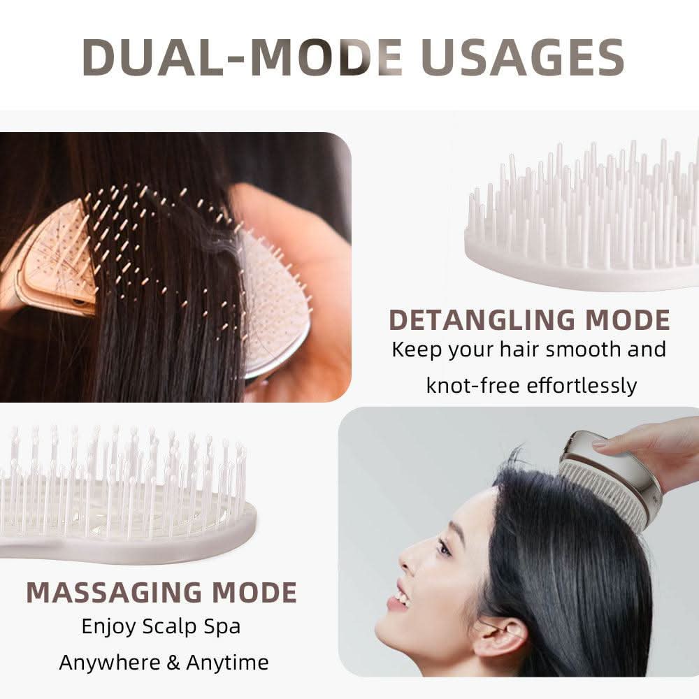 KUMI Electric Detangling Brush with Mist Essential Oil Scalp Massager – Japan LL Skin Tech Co ...